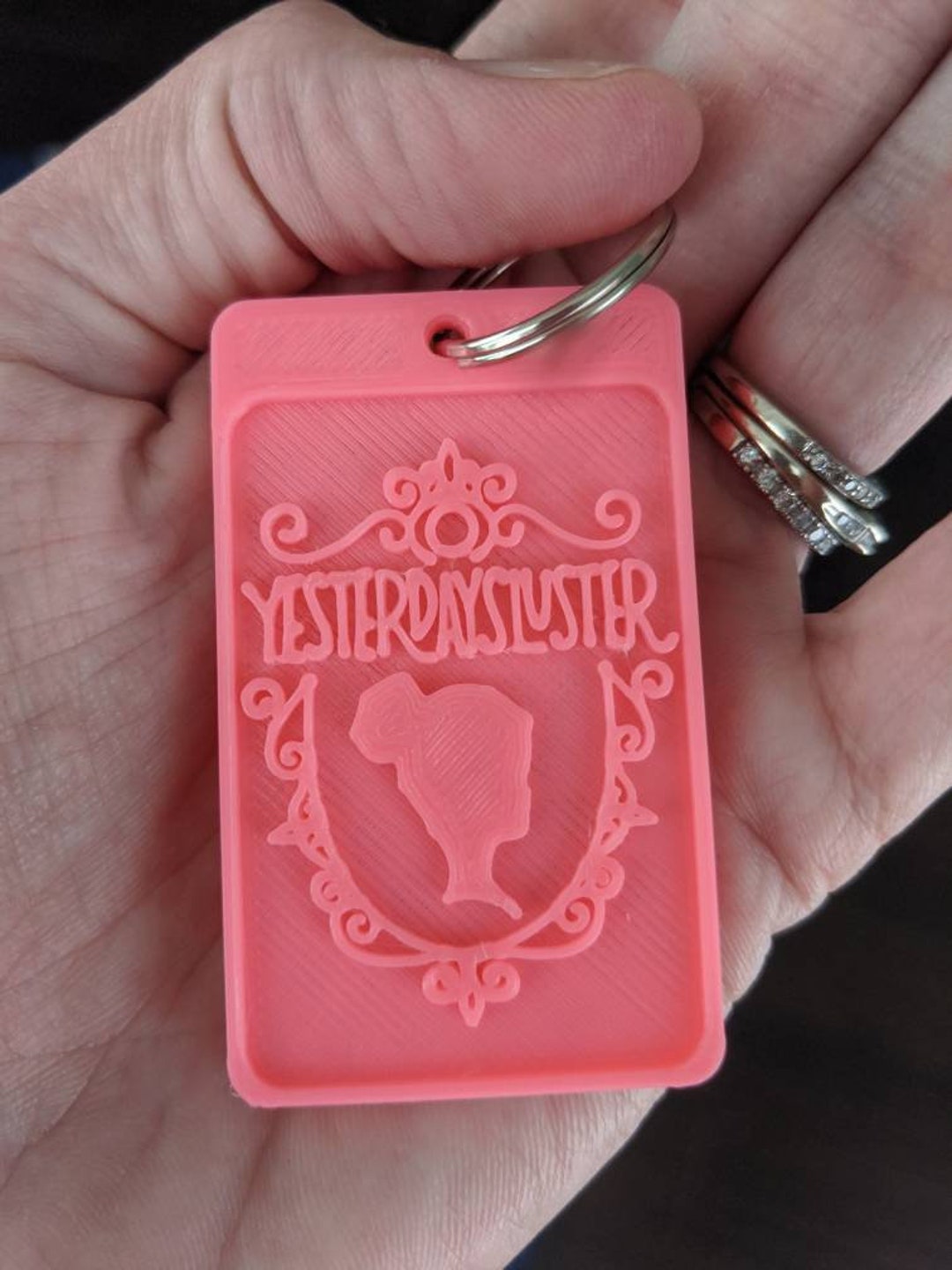 Custom Company Name or Business Advertising Logo Keychain. Logo Design ...