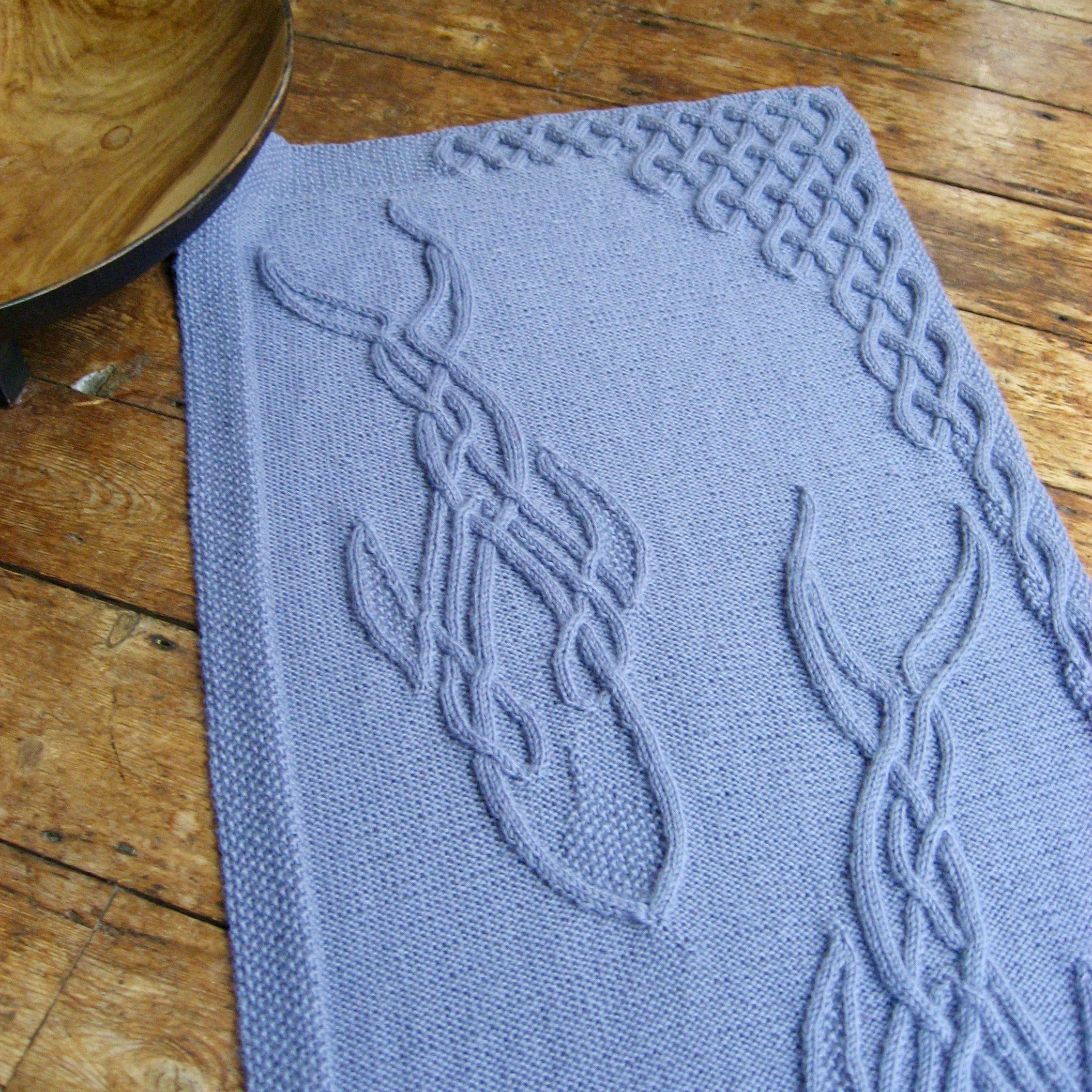 Celtic Cable Wrap "glencoyne Dale" - Designer Knitting Pattern ...