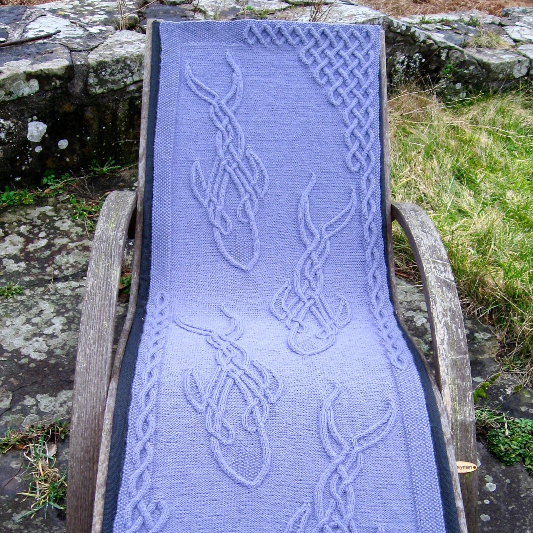 Celtic Cable Wrap "glencoyne Dale" - Designer Knitting Pattern ...