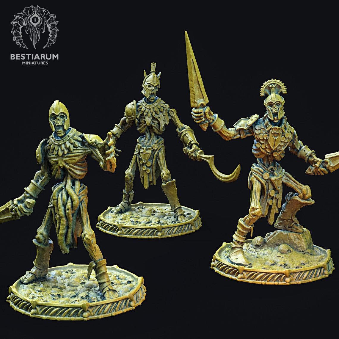 Skeleton Warrior Miniatures | Etsy