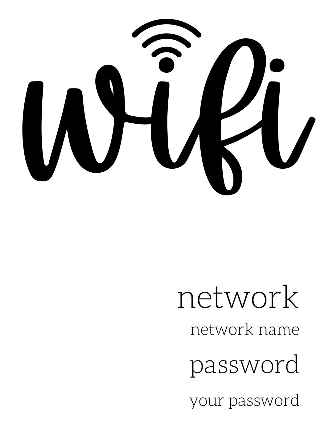 Wifi Sign - Etsy