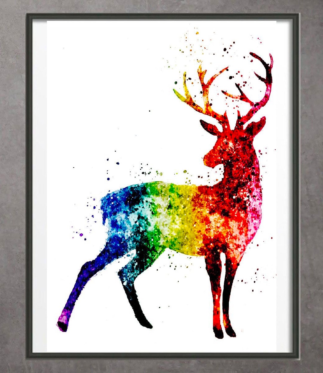 Stag Watercolor