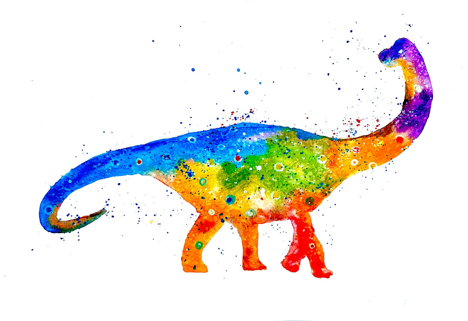 Dinosaur Print Set - Dinosaur Nursery Art - Dinosaur Wall Decor ...