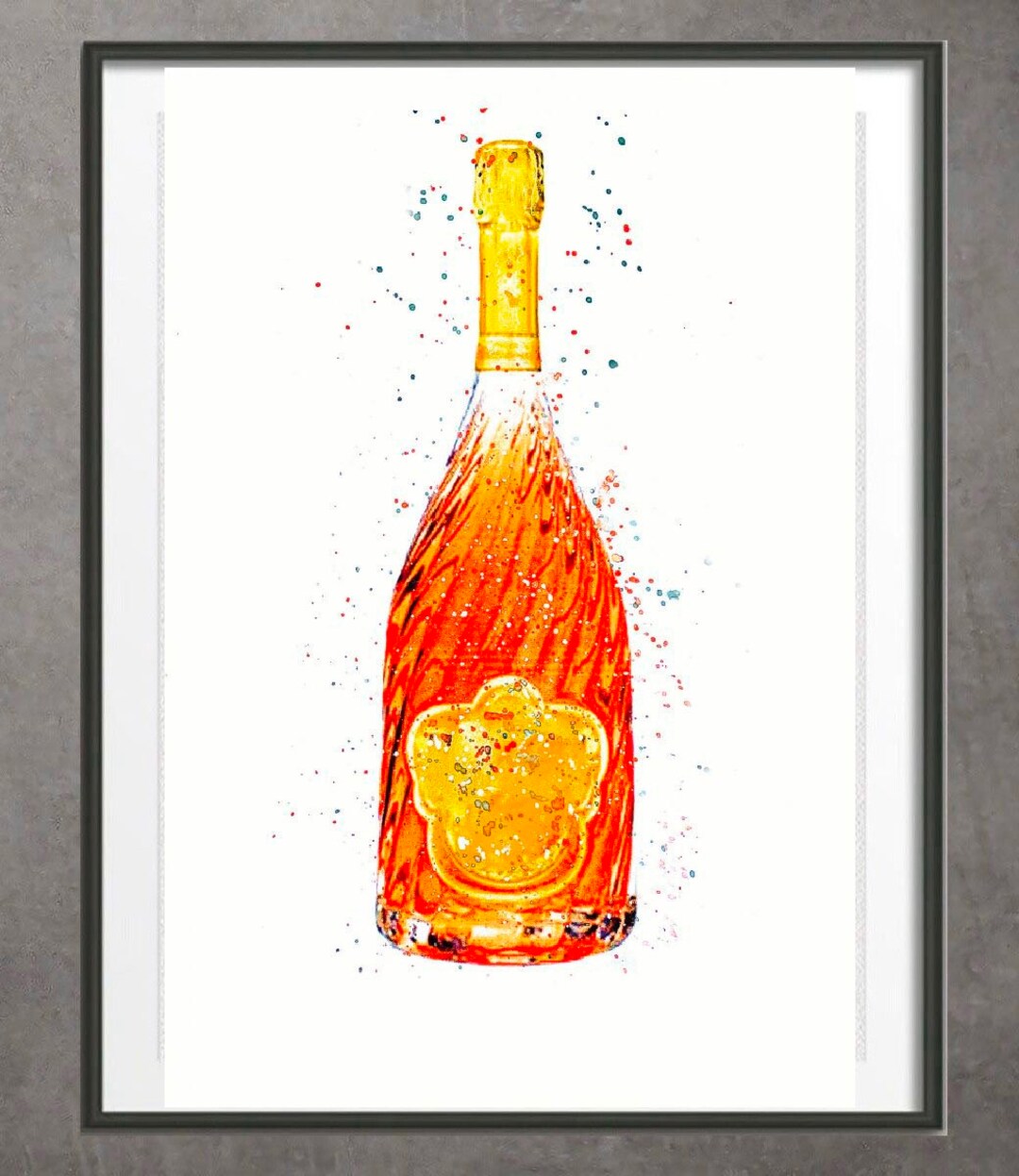 Champagne Wall Art Print - Etsy