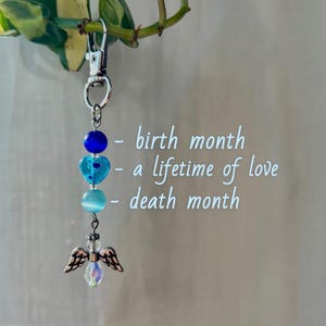 Remember Me Keychain, Memorial, Loved One, Key Ring, Faux Gemstone ...