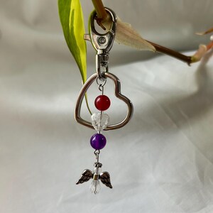 Remember Me Keychain, Memorial, Loved One, Key Ring, Natural Stone ...