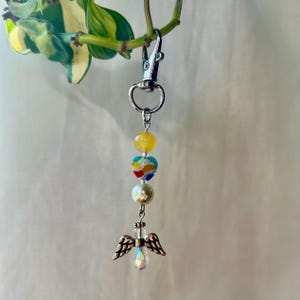 Remember Me Keychain, Memorial, Loved One, Key Ring, Faux Gemstone ...