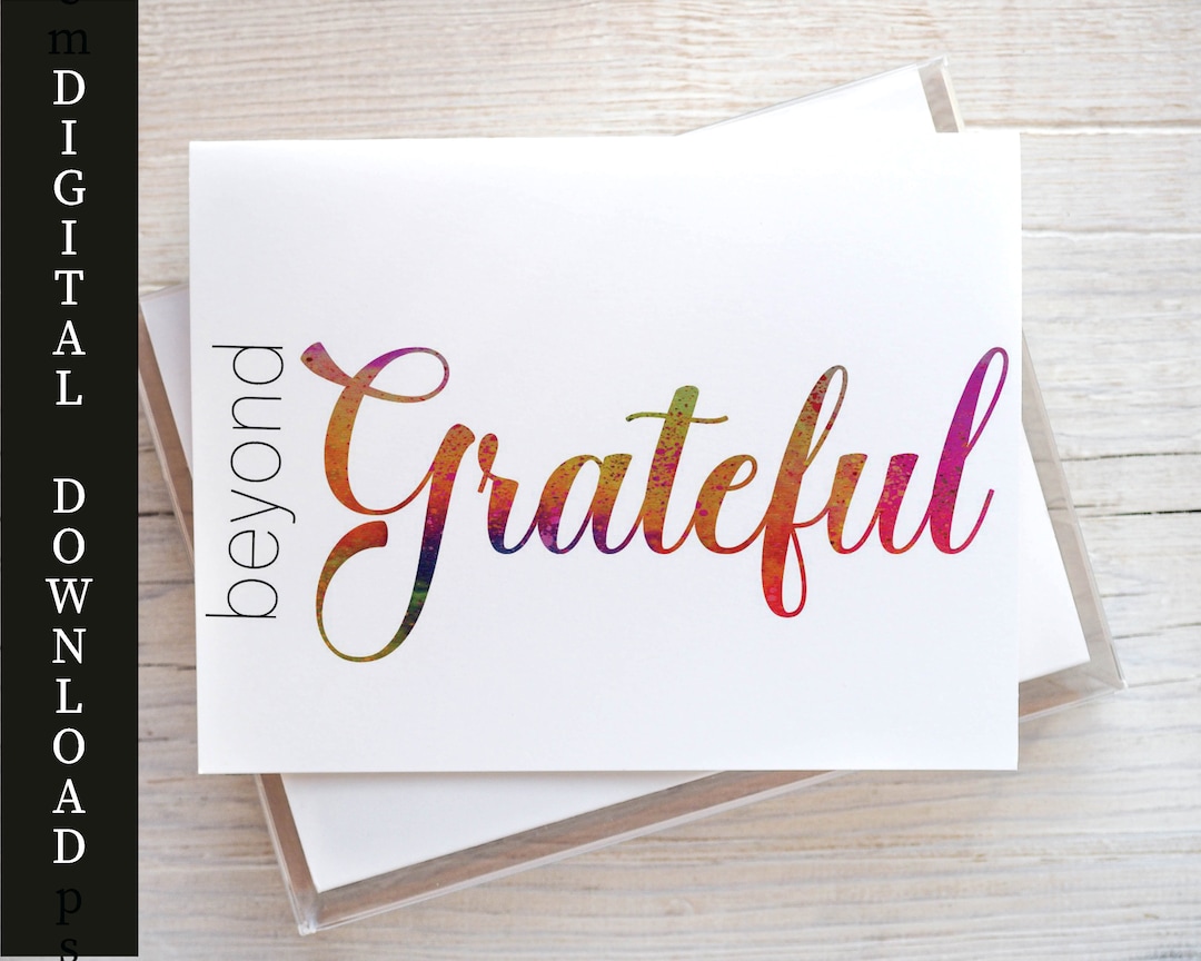 Thank You Card, Appreciation Card - Etsy