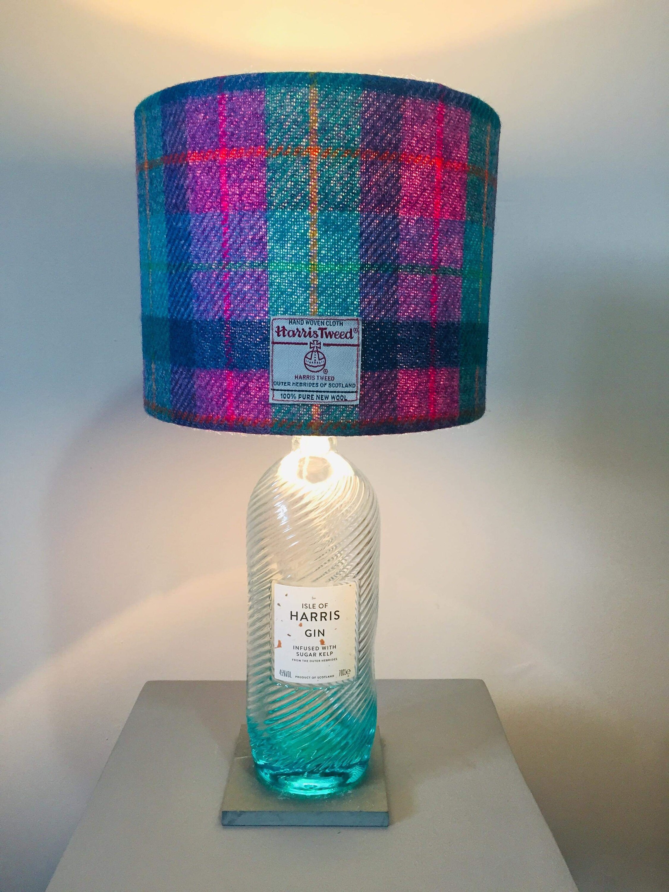 Harris Tweed Isle of Harris Gin Lamp - Etsy