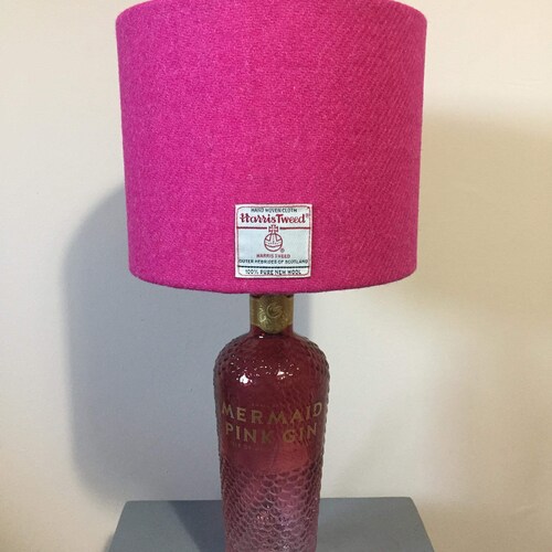 Harris Tweed Isle of Harris Gin Lamp - Etsy UK