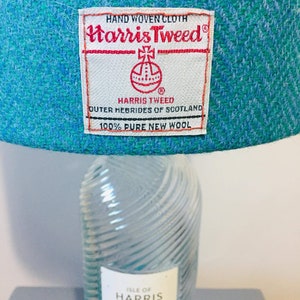 Harris Tweed Isle of Harris Gin Lamp - Etsy UK