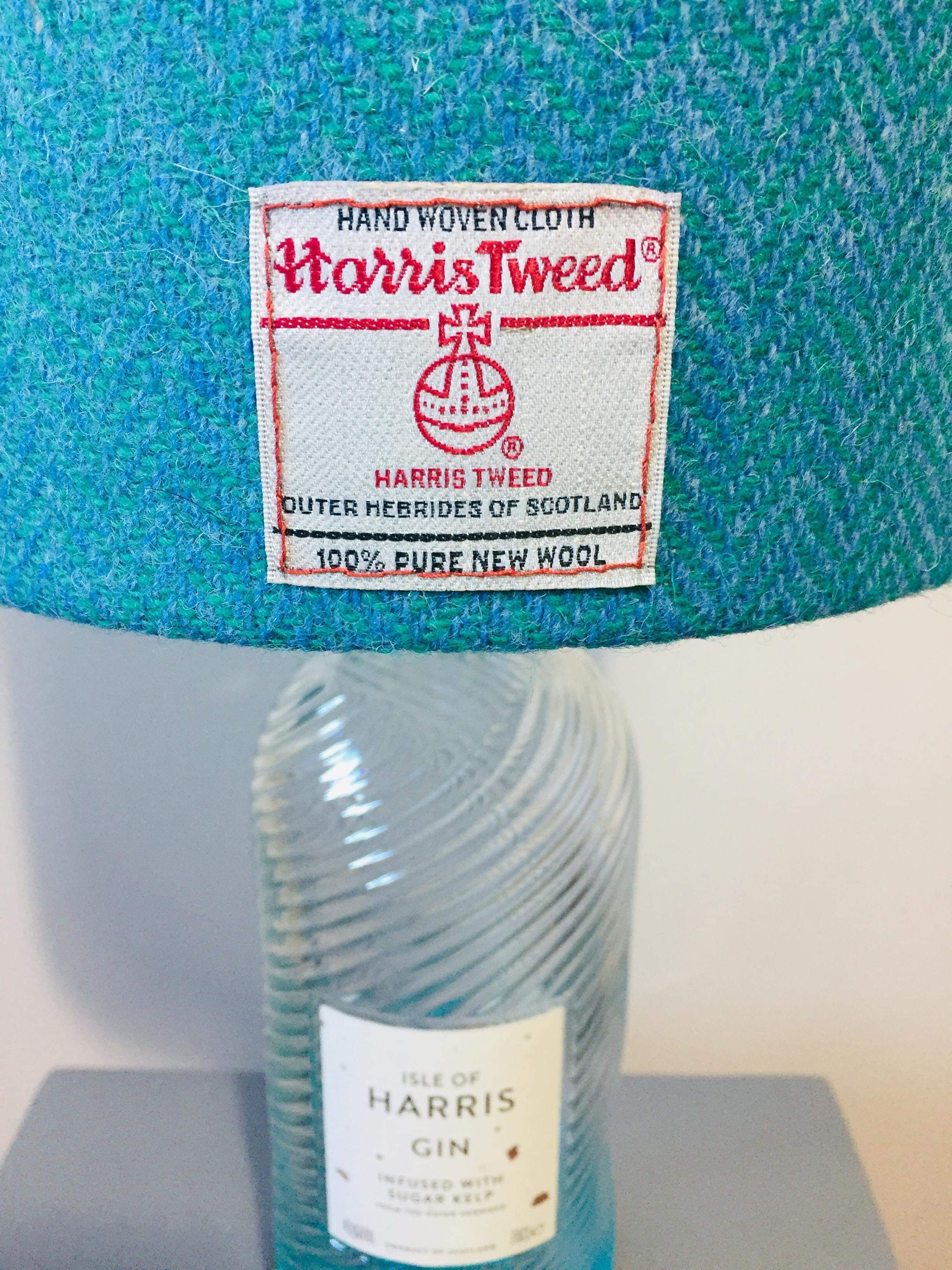 Harris Tweed Isle of Harris Gin Lamp - Etsy UK