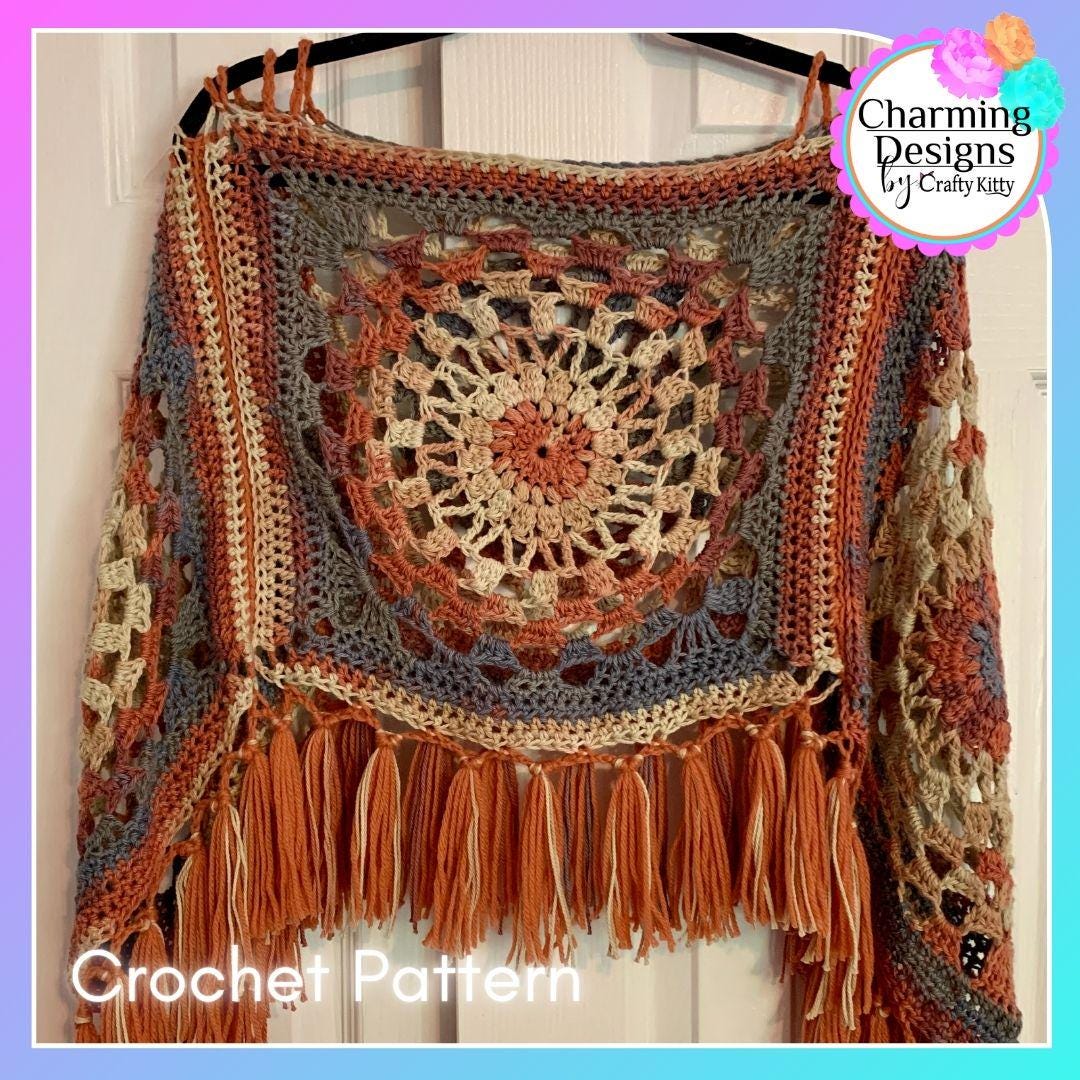 Crochet Tank Top or Poncho Pattern: Dual Style With Instructions (PDF ...
