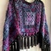 Purple Crocheted Poncho Handmade Summer Poncho - Etsy
