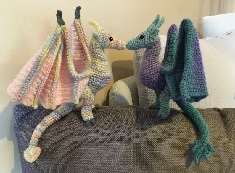 Crochet Wyvern Dragon PDF Pattern digital Pattern Only NOT - Etsy Canada