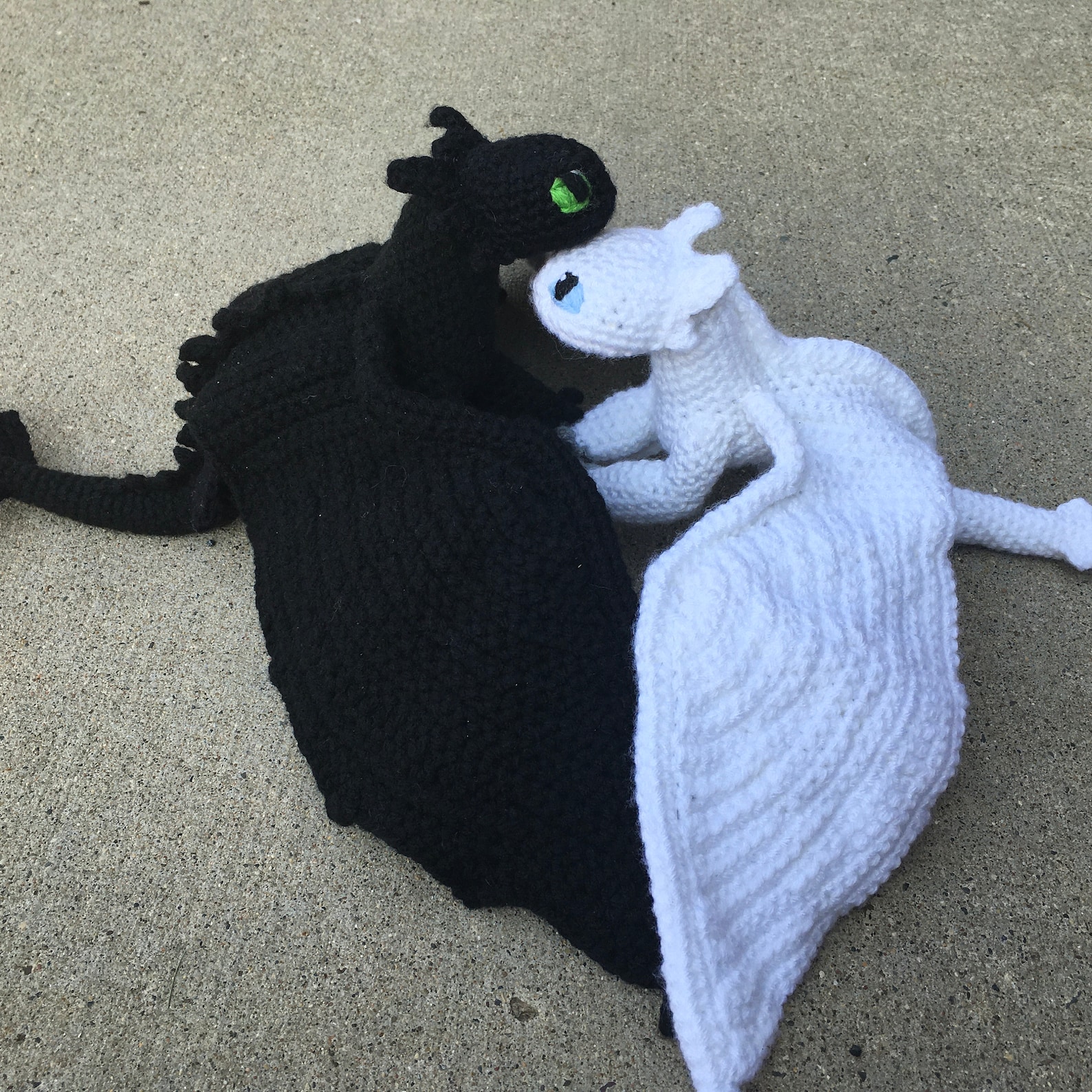Crochet Toothless and the Light Fury PDF Patterns not the - Etsy