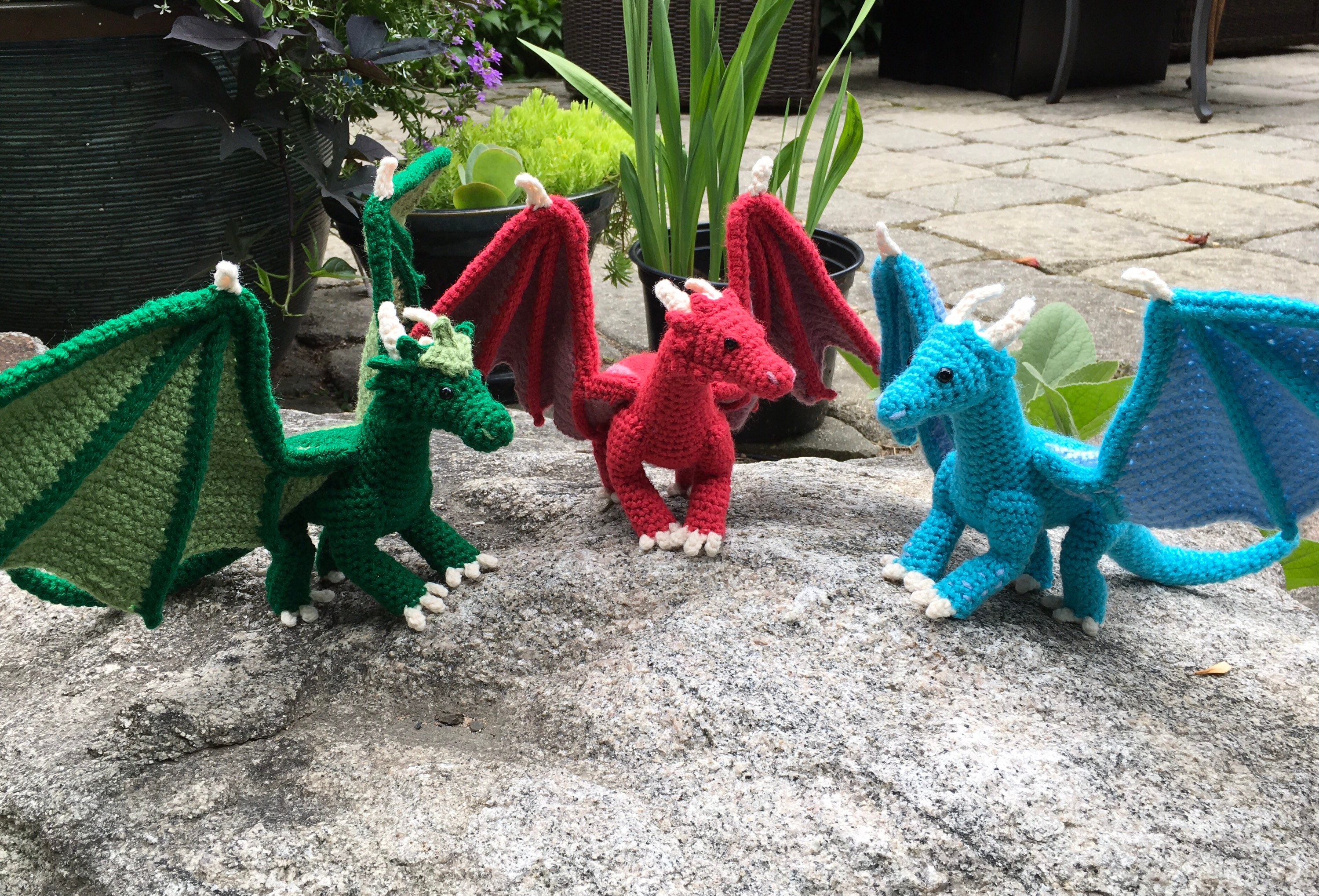 Crochet Fantasy Dragon PDF Pattern | Etsy