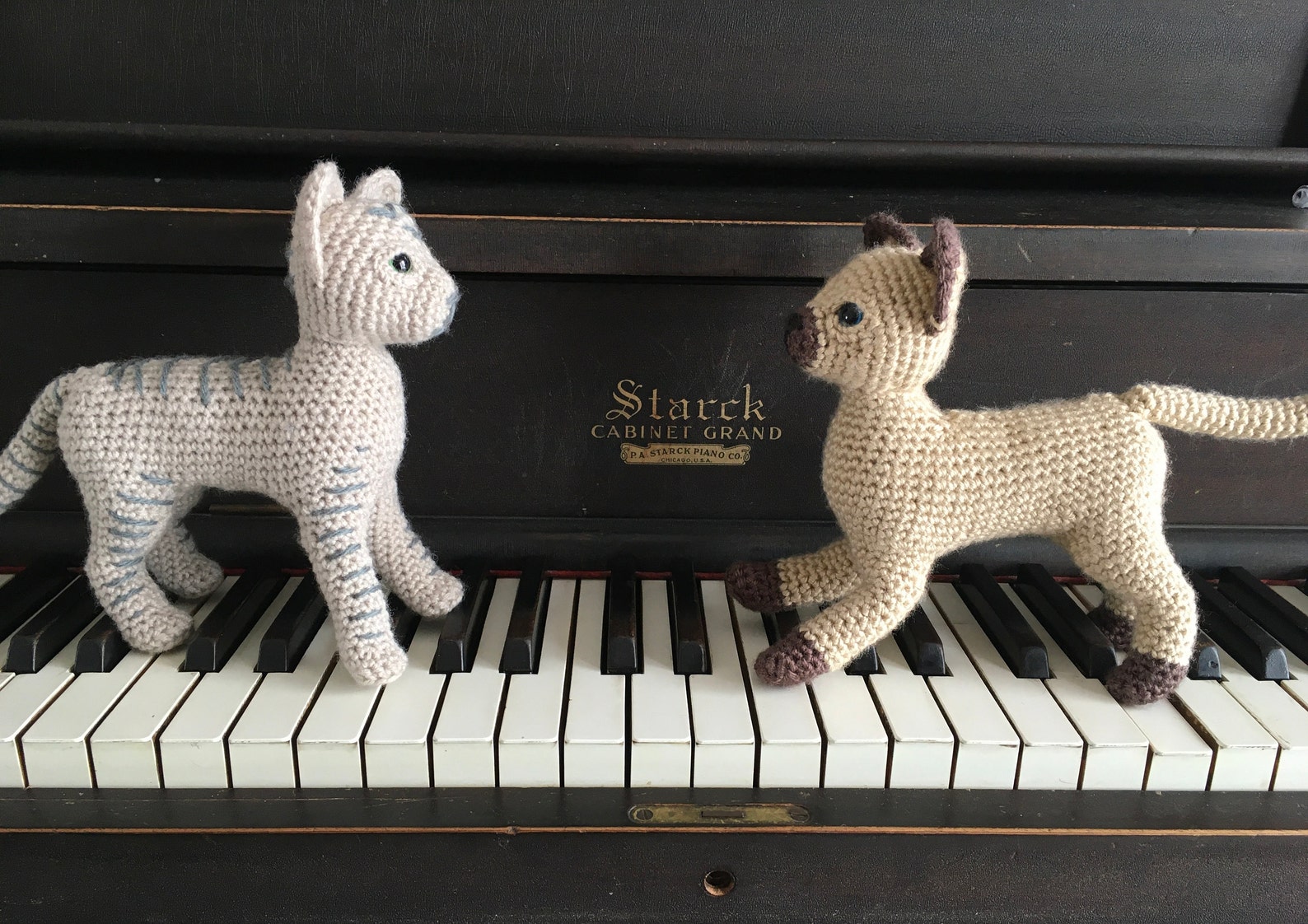 Crochet Standing Cat PDF Pattern digital Pattern Only NOT - Etsy