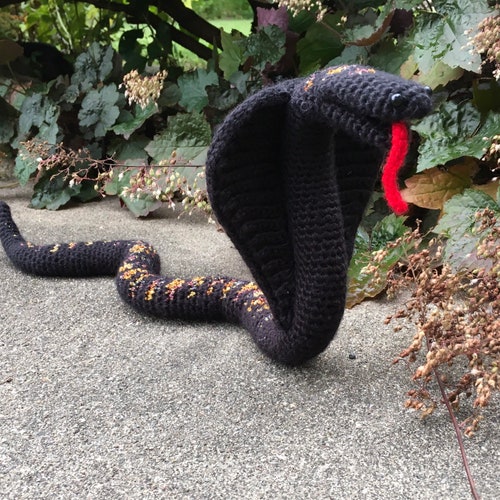 Amigurumi Pattern Crochet Cordelia Cobra Snake DIY Digital - Etsy
