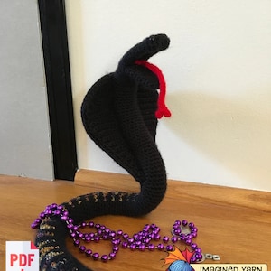 Crochet Cobra Snake PDF Pattern - (digital Pattern Only, NOT the ...