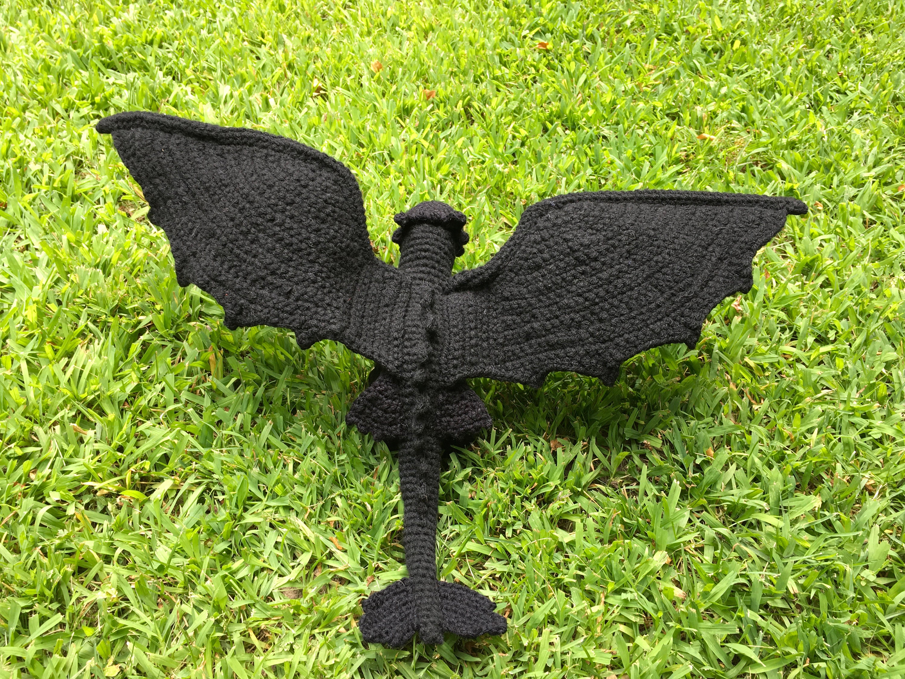Crochet Toothless the Night Fury PDF Pattern digital - Etsy Canada