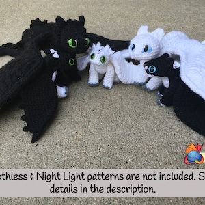Crochet Light Fury PDF Pattern - (digital Pattern Only, NOT the ...