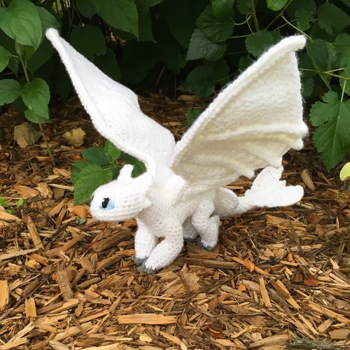 Crochet Light Fury PDF Pattern digital Pattern Only NOT - Etsy