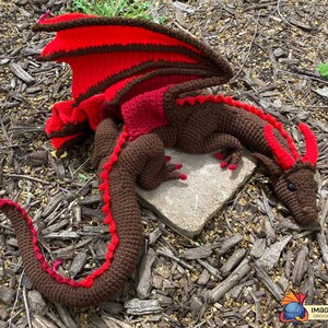 Crochet Sleeping Dragon PDF Pattern - (digital Pattern Only, NOT the ...