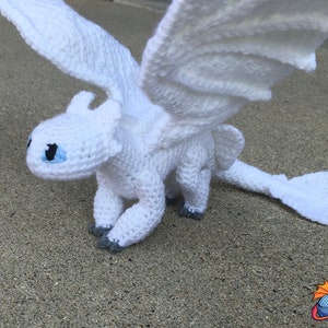 Crochet Light Fury PDF Pattern - (digital Pattern Only, NOT the ...