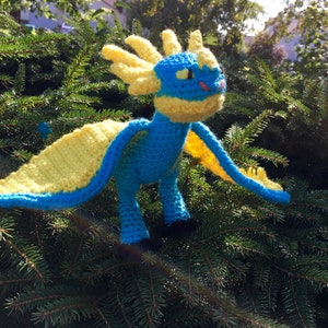 Crochet Stormfly the Deadly Nadder PDF Pattern digital - Etsy