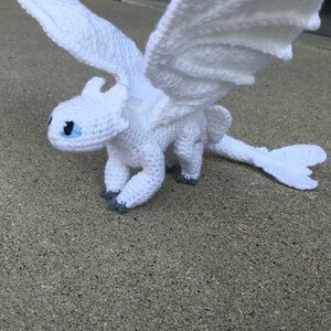 Crochet Light Fury PDF Pattern digital Pattern Only NOT - Etsy