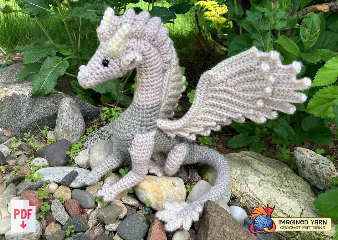 Crochet Feathered Juvenile Dragon *EXTENSION* PDF Pattern - (digital ...