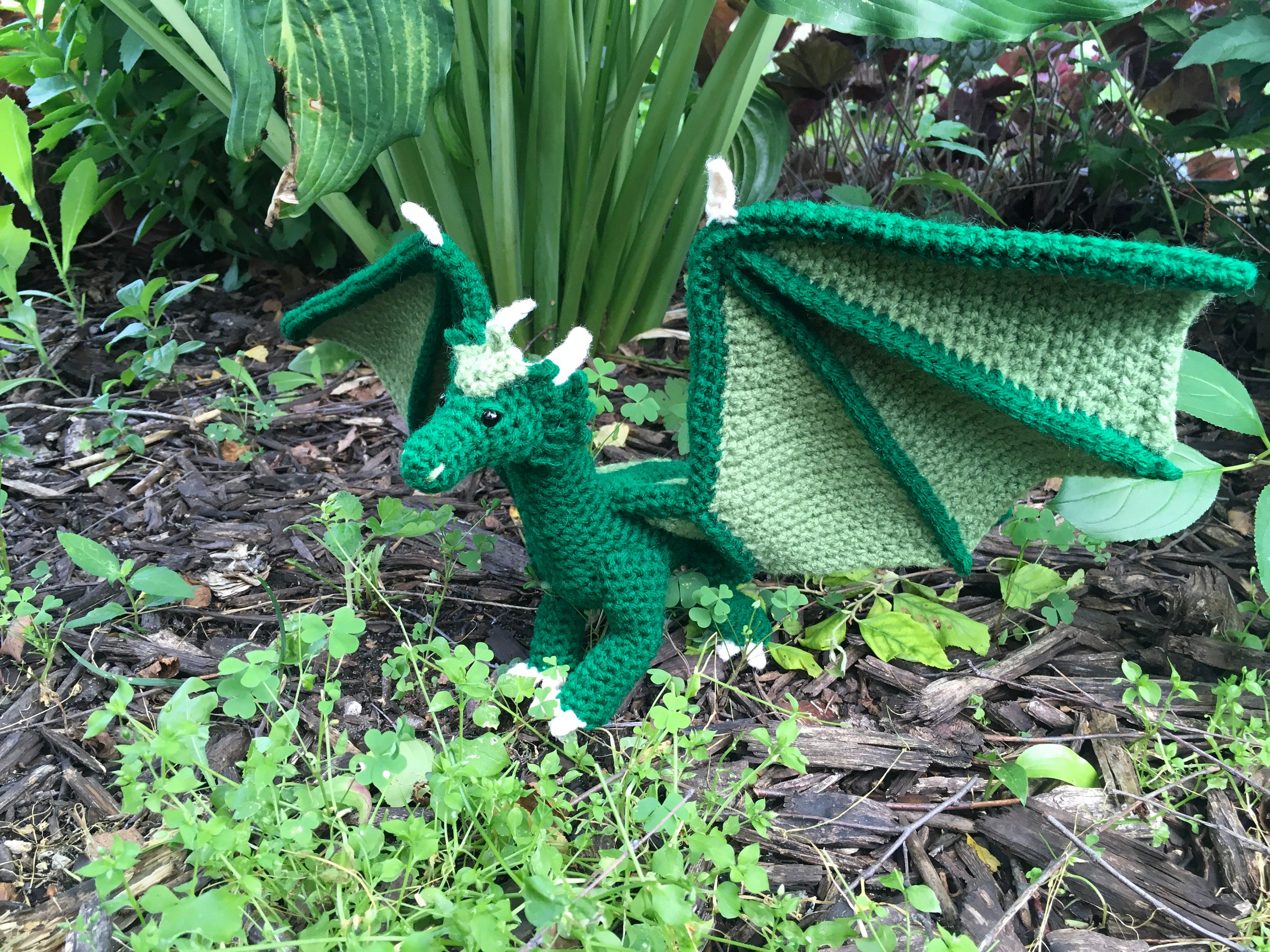 Crochet Fantasy Dragon PDF Pattern | Etsy