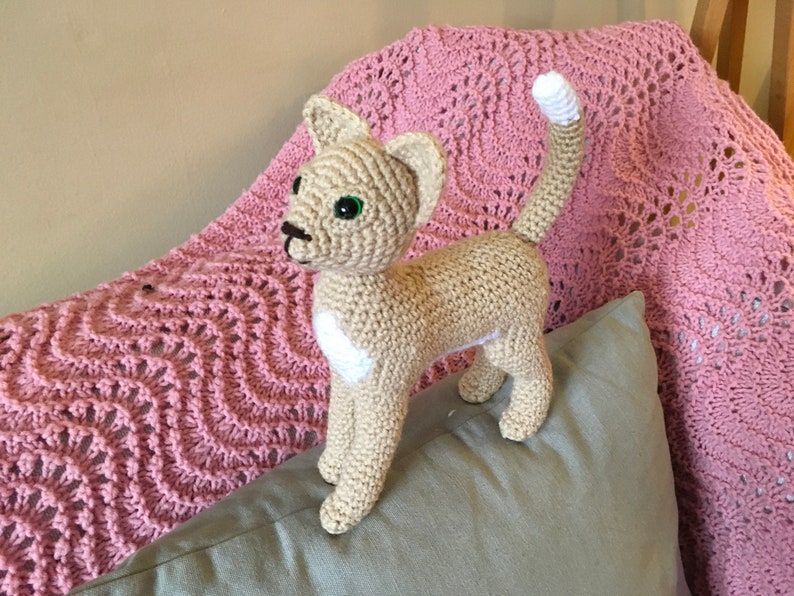 Crochet Standing Cat PDF Pattern digital Pattern Only NOT - Etsy