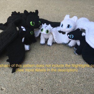 Crochet Light Fury PDF Pattern digital Pattern Only NOT - Etsy