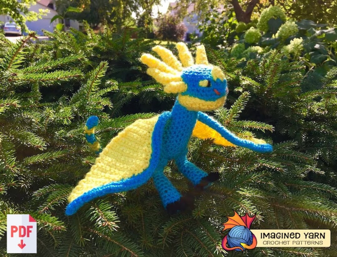 Crochet Stormfly the Deadly Nadder PDF Pattern - (digital Pattern Only ...