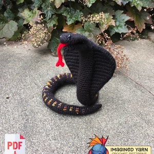 Crochet Cobra Snake PDF Pattern - (digital Pattern Only, NOT the ...