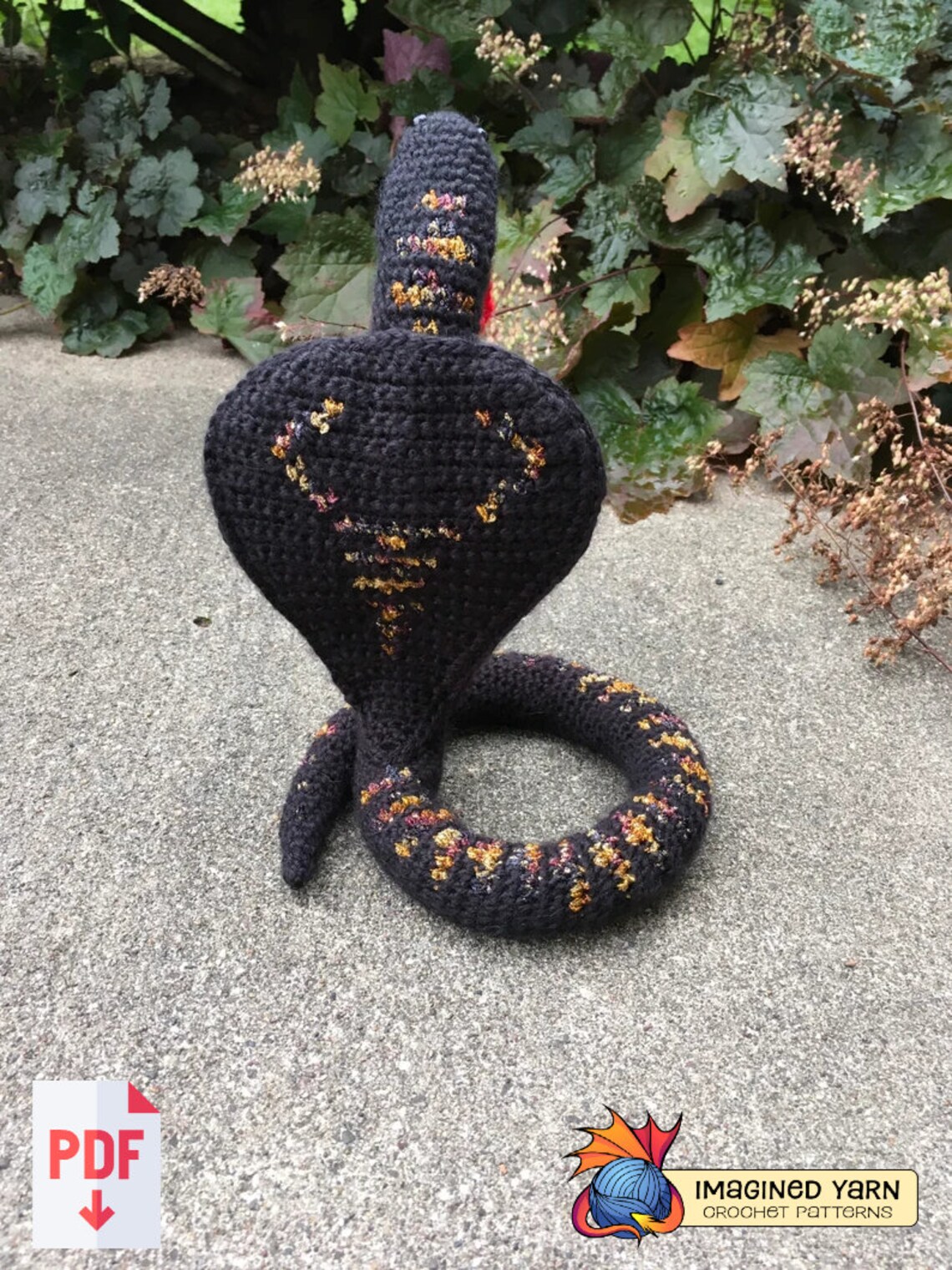 Crochet Cobra Snake PDF Pattern - (digital Pattern Only, NOT the ...