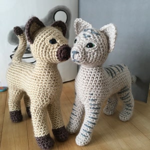 Crochet Standing Cat PDF Pattern digital Pattern Only NOT - Etsy