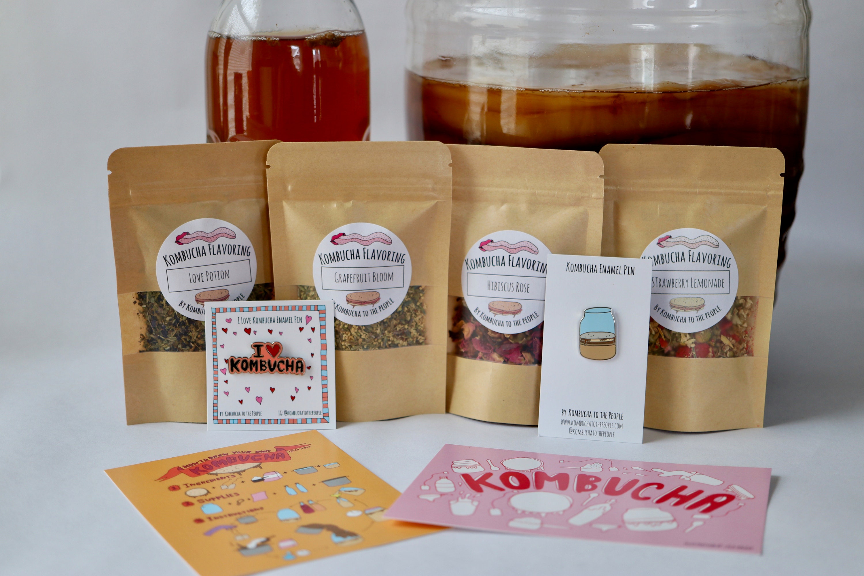 Kombucha Lover's Gift Pack - Etsy UK
