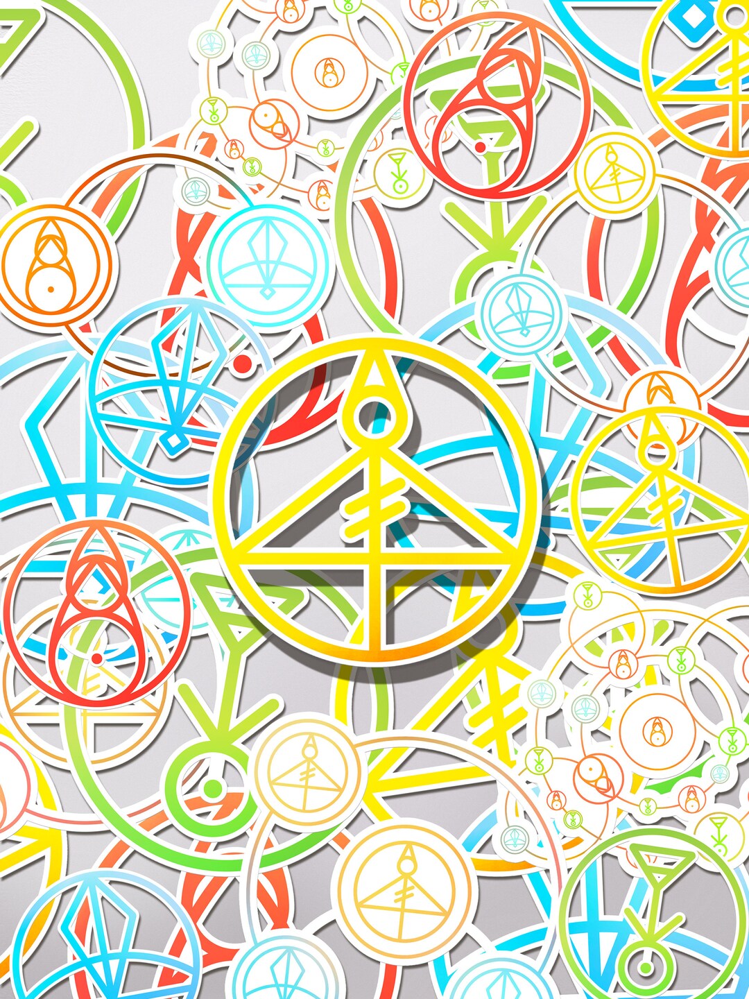 The Owl House Magic Glyph Spell Circle Sticker - Etsy