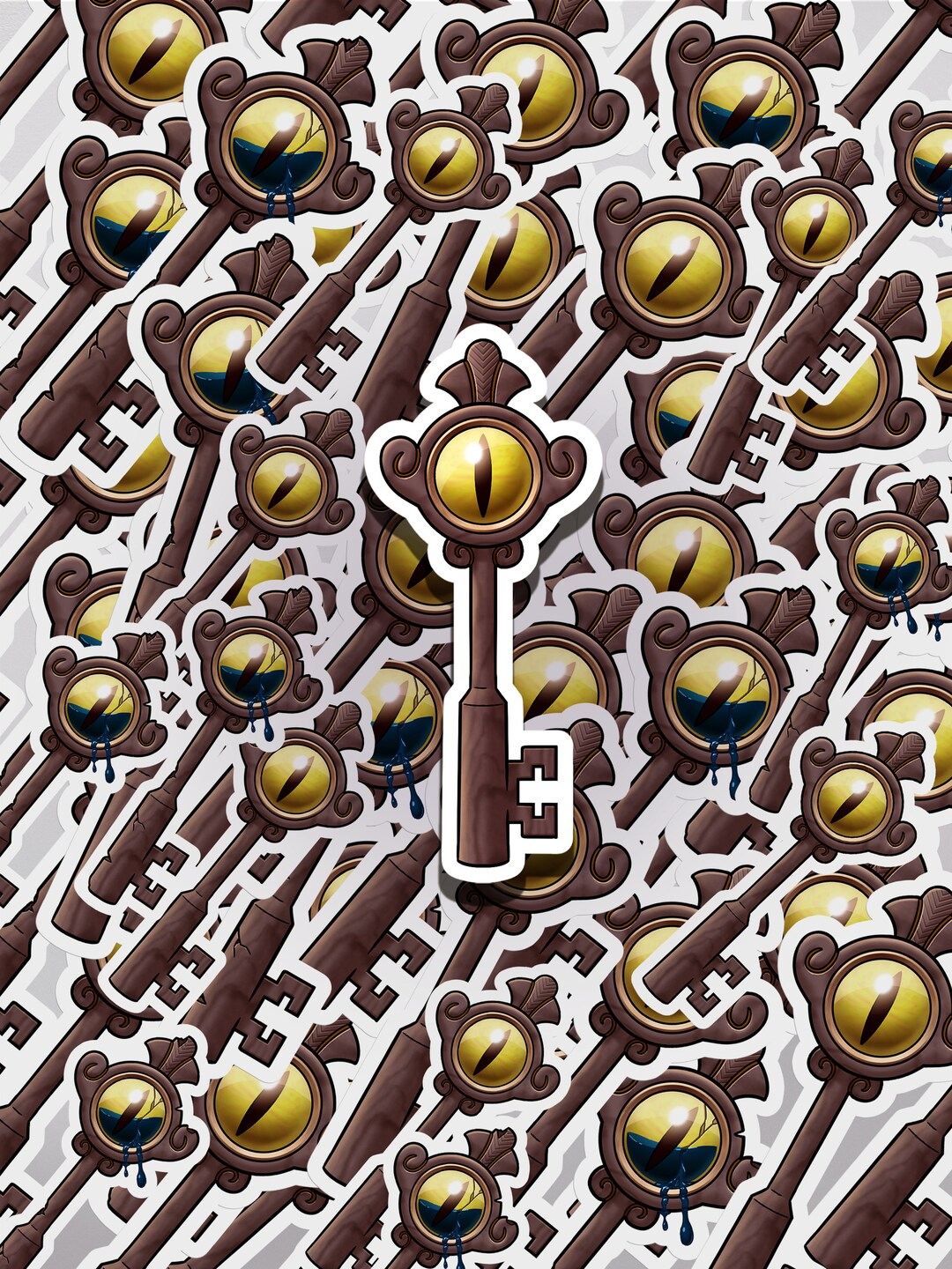 The Owl House Portal Key Sticker - Magical Portal Key Collectible ...