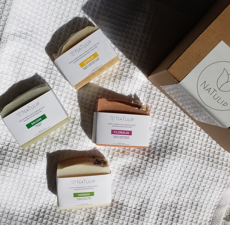 Soap Gift Set Natural Bath Gift Box Mom Christmas Set for - Etsy