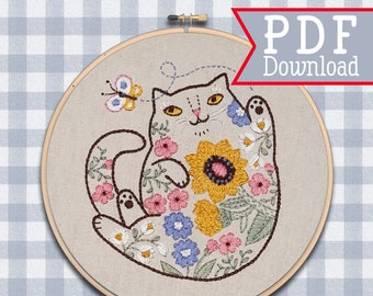 Hand Embroidery Pattern Dropcloth Samplers Pre-printed - Etsy