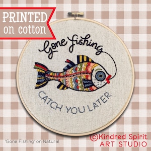 Fish Embroidery - Etsy