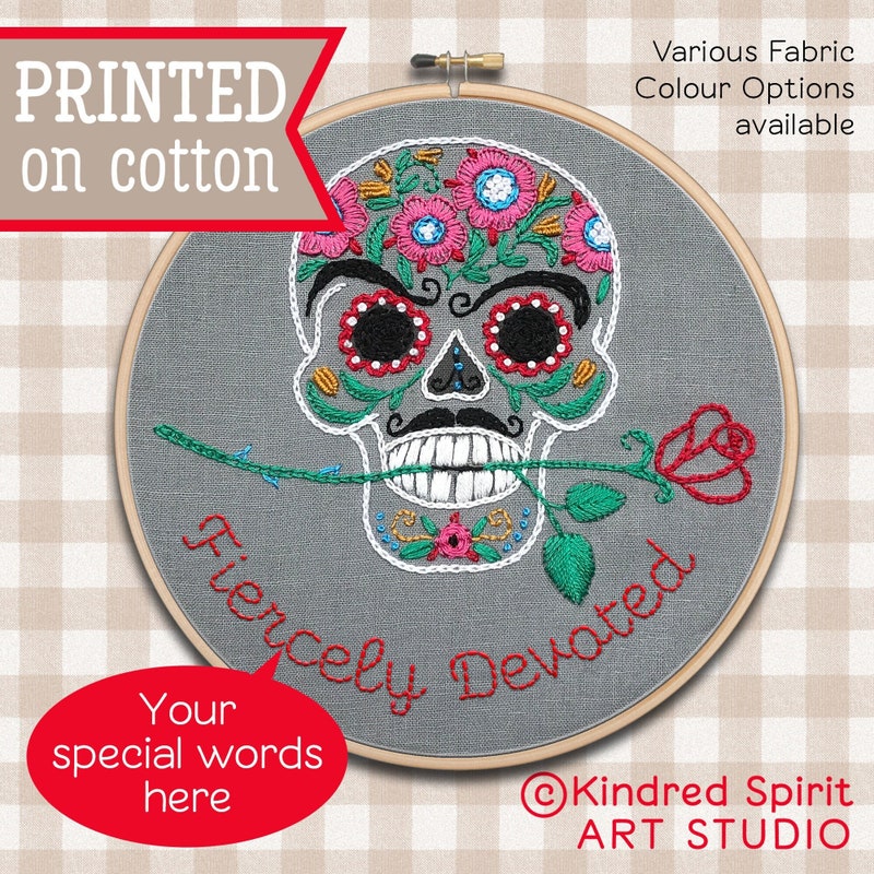 Calavera Embroidery - Etsy