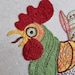 Rooster Hand Embroidery Pattern PDF Pattern Download Chicken Embroidery ...