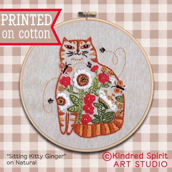 Cat Needlepoint - Etsy
