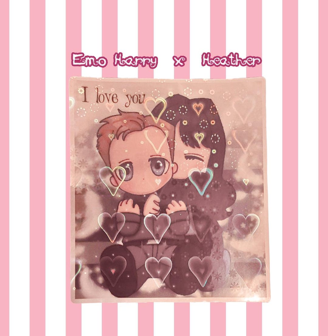Emo Harry X Heather Sticker - Etsy