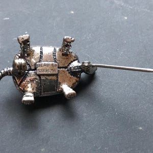 Original Beaucraft Sterling Silver and Enamel Turtle Brooch - Etsy